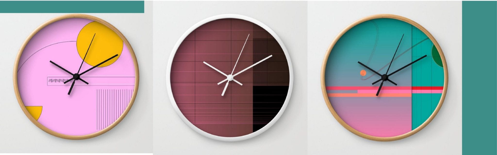 Stylish wall clocks for your hip home office - Jackie Mantey